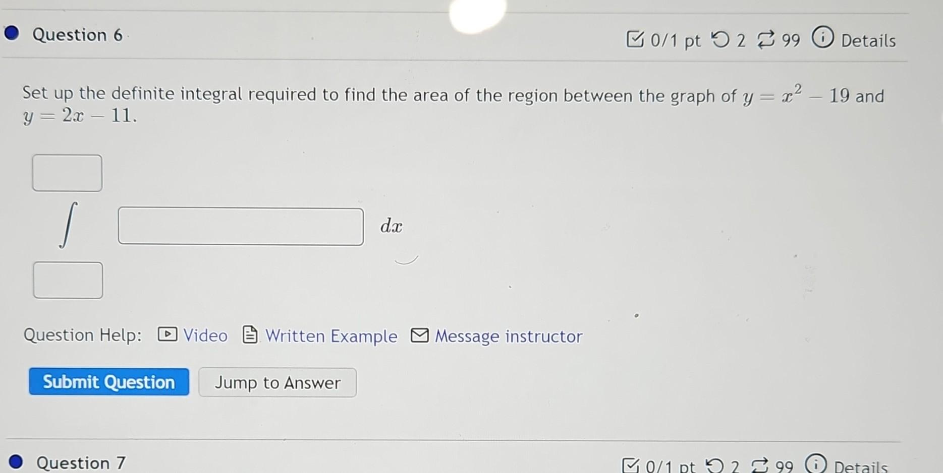 Solved Set up the definite integral required to find the | Chegg.com