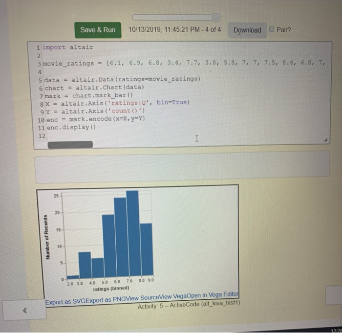 Kiva Graphs Revisited The final step for this lab is | Chegg.com