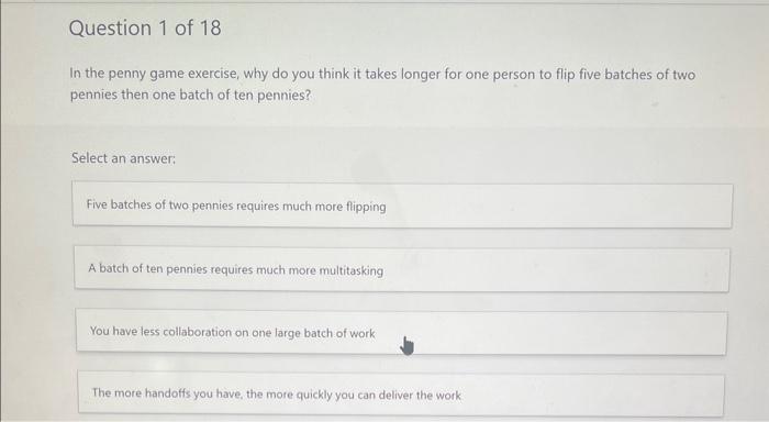 Solved In the penny game exercise, why do you think it takes | Chegg.com