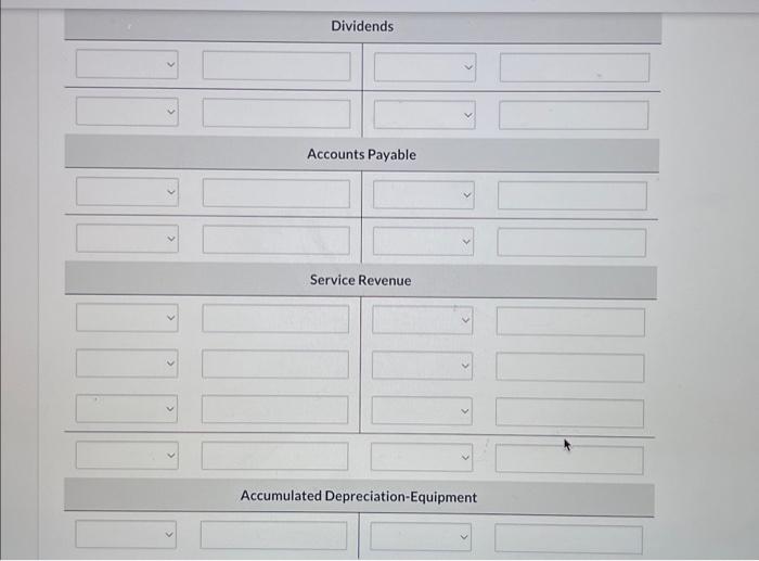 Solved Accounts Receivable Rent Expense SuppliesSalaries and | Chegg.com