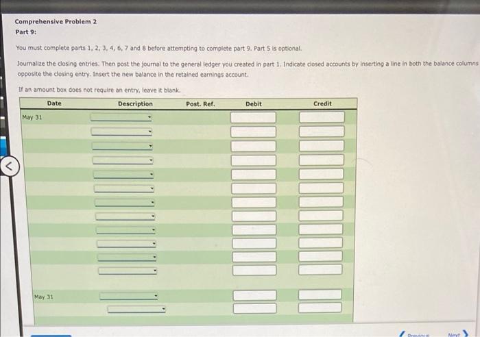 Solved Comprehensive Problem 2 Part 1 and Part 2: Palisade | Chegg.com
