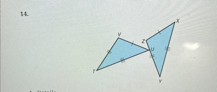 Solved 14.Four pairs of congruent triangles are shown in | Chegg.com
