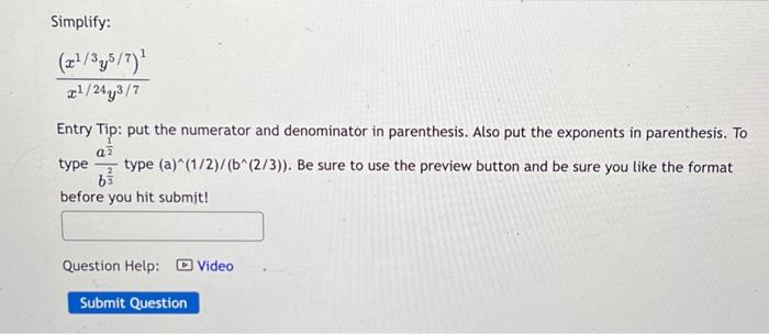 Solved Rewrite with rational exponents and then use the | Chegg.com
