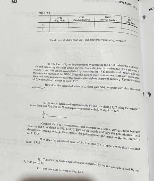 Solved =327Ω3.22K=218Ω FIG. 13.4 (a) (b)162 How do the | Chegg.com