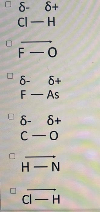 Solved Select all of the following that show properly | Chegg.com