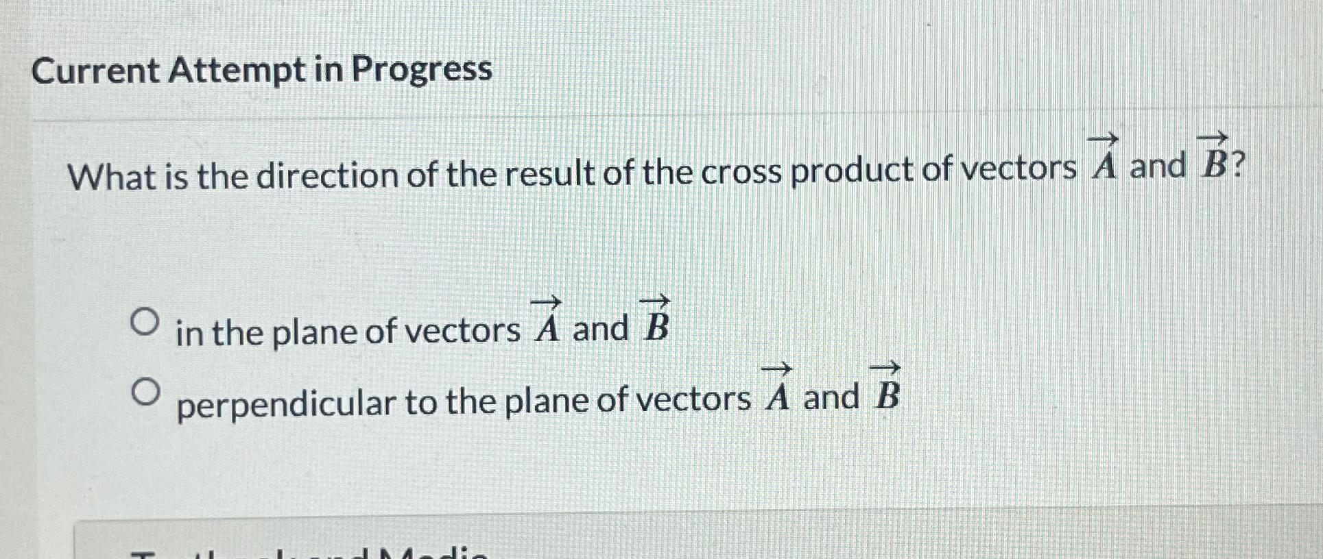 Solved Current Attempt in ProgressWhat is the direction of | Chegg.com