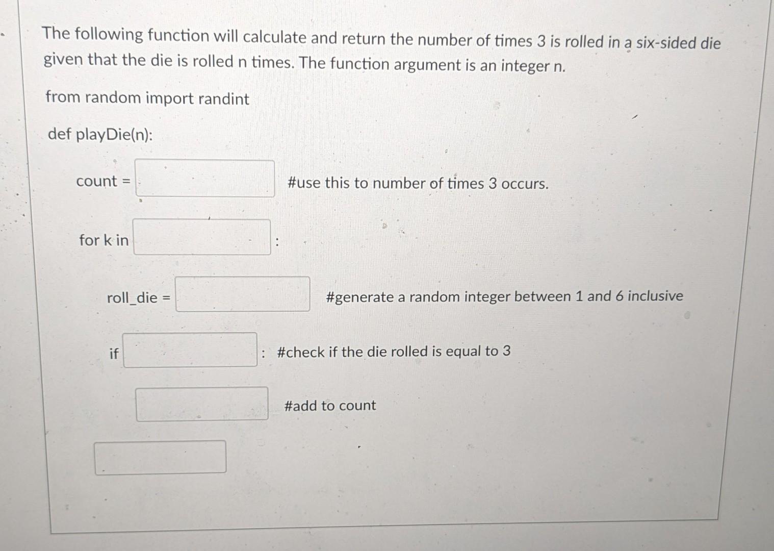 Solved he following function will calculate and return the | Chegg.com