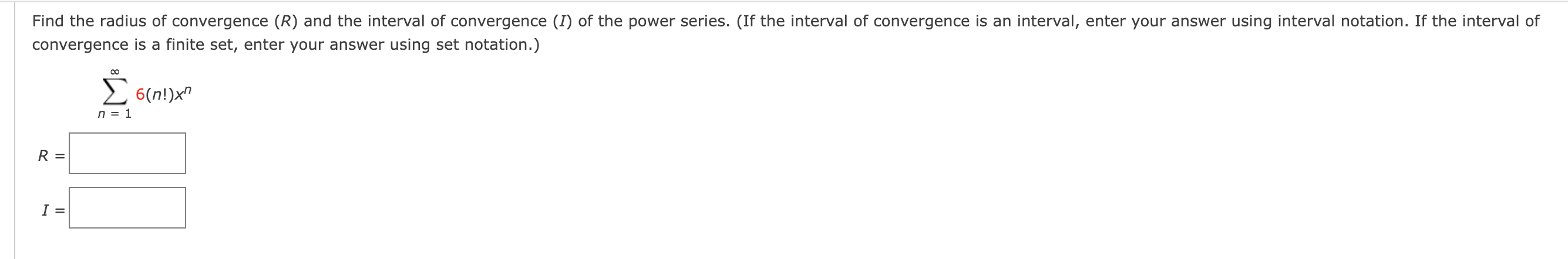 Solved Convergence Is A Finite Set Enter Your Answer Using