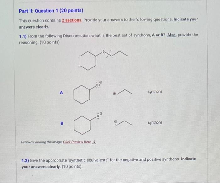 Solved Part II: Question 1 (20 points) This question | Chegg.com