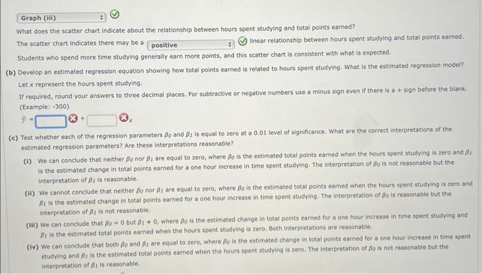 Solved (a) Choose a scatter chart below with Hours Spent | Chegg.com