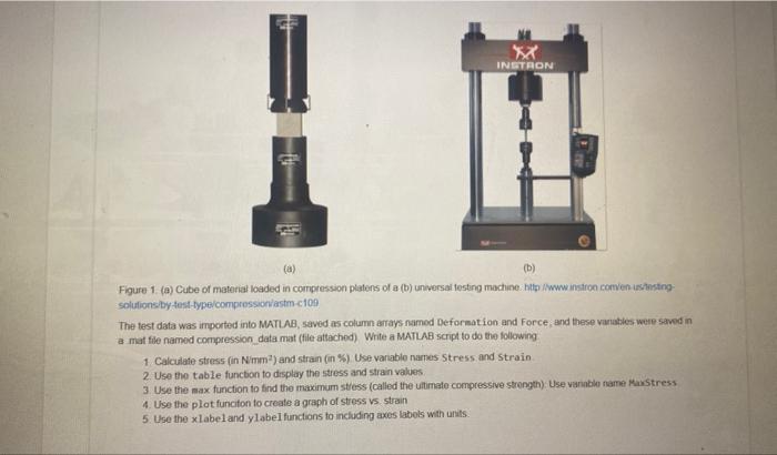 Solved zyLab 2 - Bone compression test (1 specimen) A 7 -mm | Chegg.com