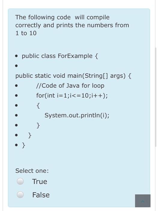 Solved The following code will compile correctly and prints | Chegg.com