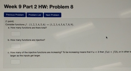 Solved Week 9 ﻿Part 2 ﻿HW: Problem 8(1 ﻿point)Consider | Chegg.com
