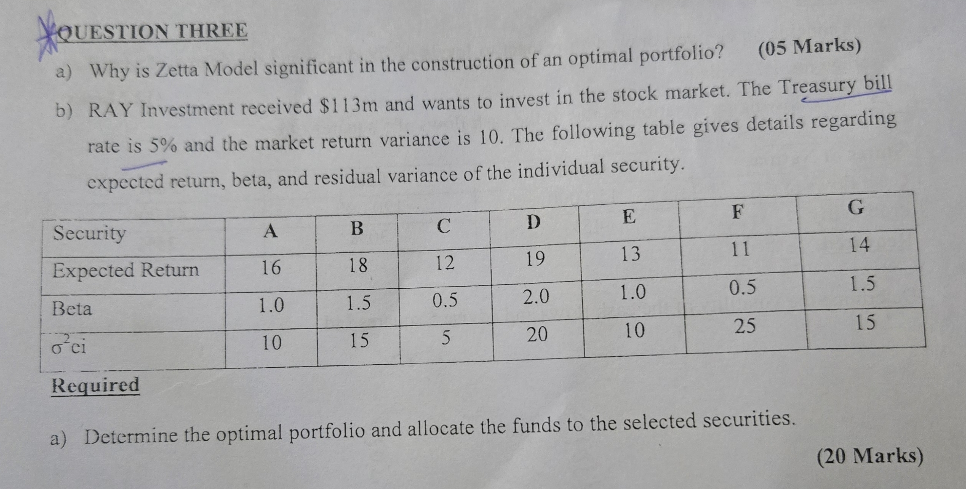 Solved QUESTION THREEa) ﻿Why is Zetta Model significant in | Chegg.com