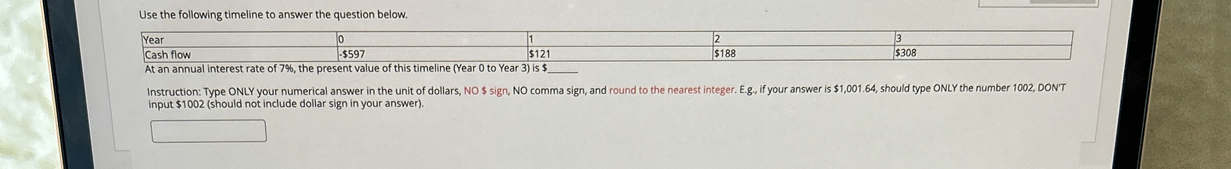 Solved Use the following timeline to answer the question | Chegg.com