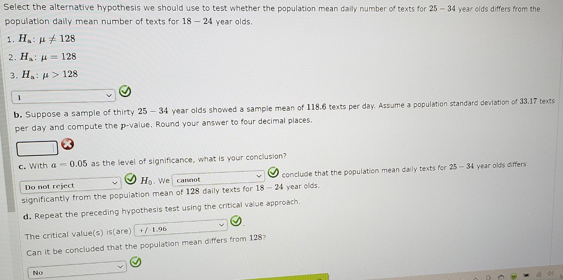 Solved TextRequest reports that adults 18 – 24 years old | Chegg.com
