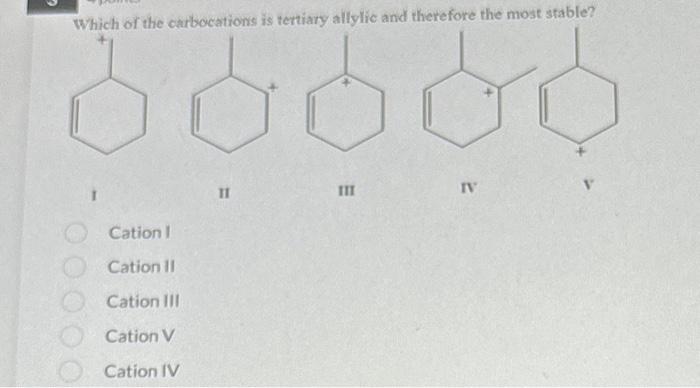 Solved Cation II Cation III Cation V Cation IV Basedion | Chegg.com