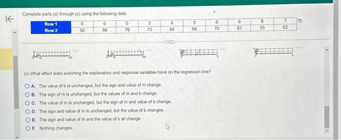 Complete parts (a) through (c) using the following | Chegg.com