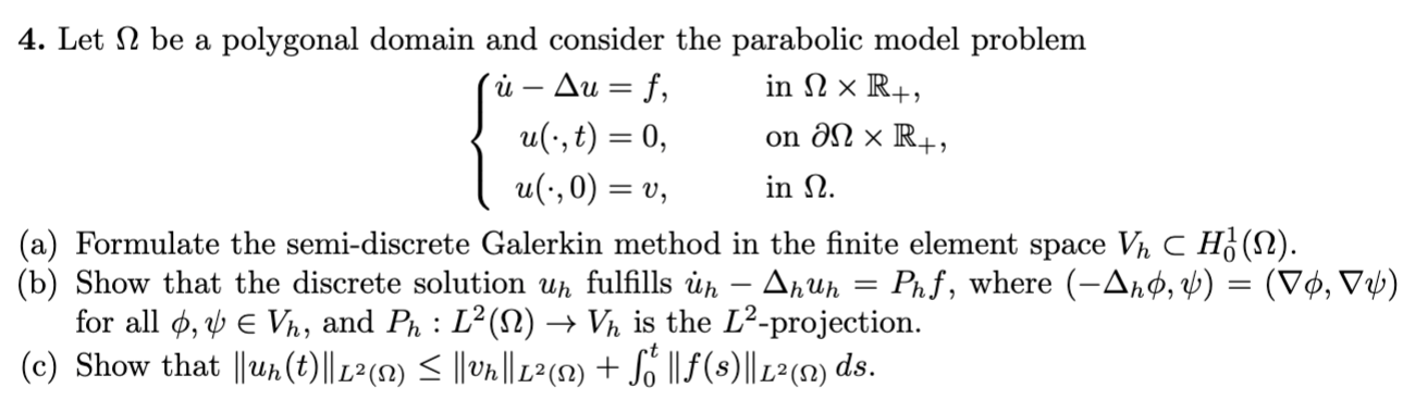 Solved Regarding PDE:Let Ω ﻿be a polygonal domain and | Chegg.com
