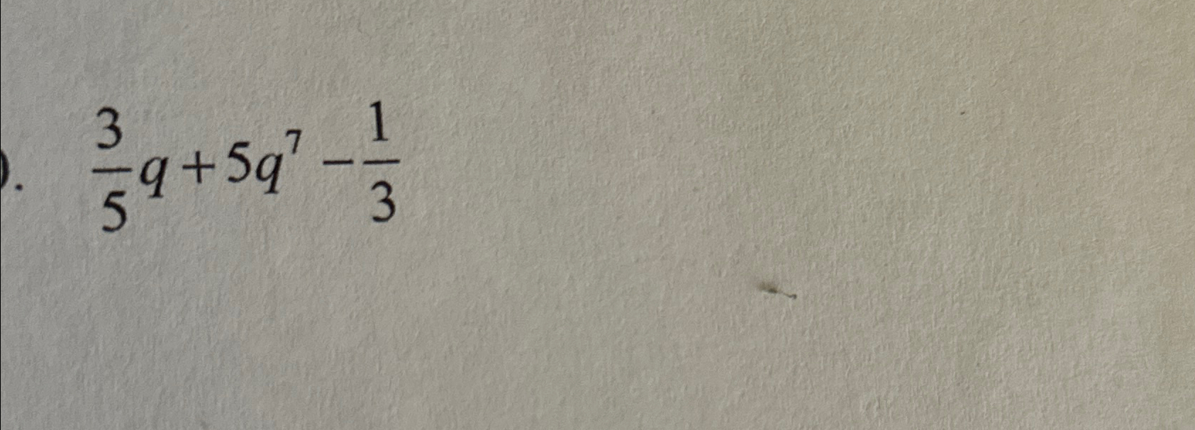 Solved 35q+5q7-13 ﻿in descending order and ascending order | Chegg.com