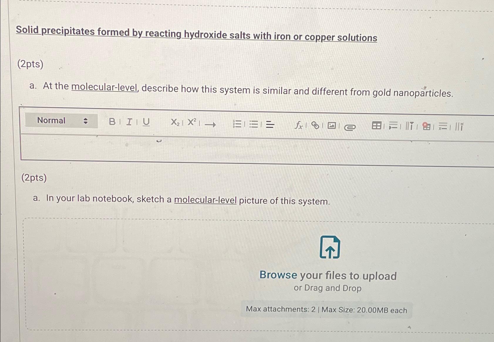 Solved Solid precipitates formed by reacting hydroxide salts | Chegg.com