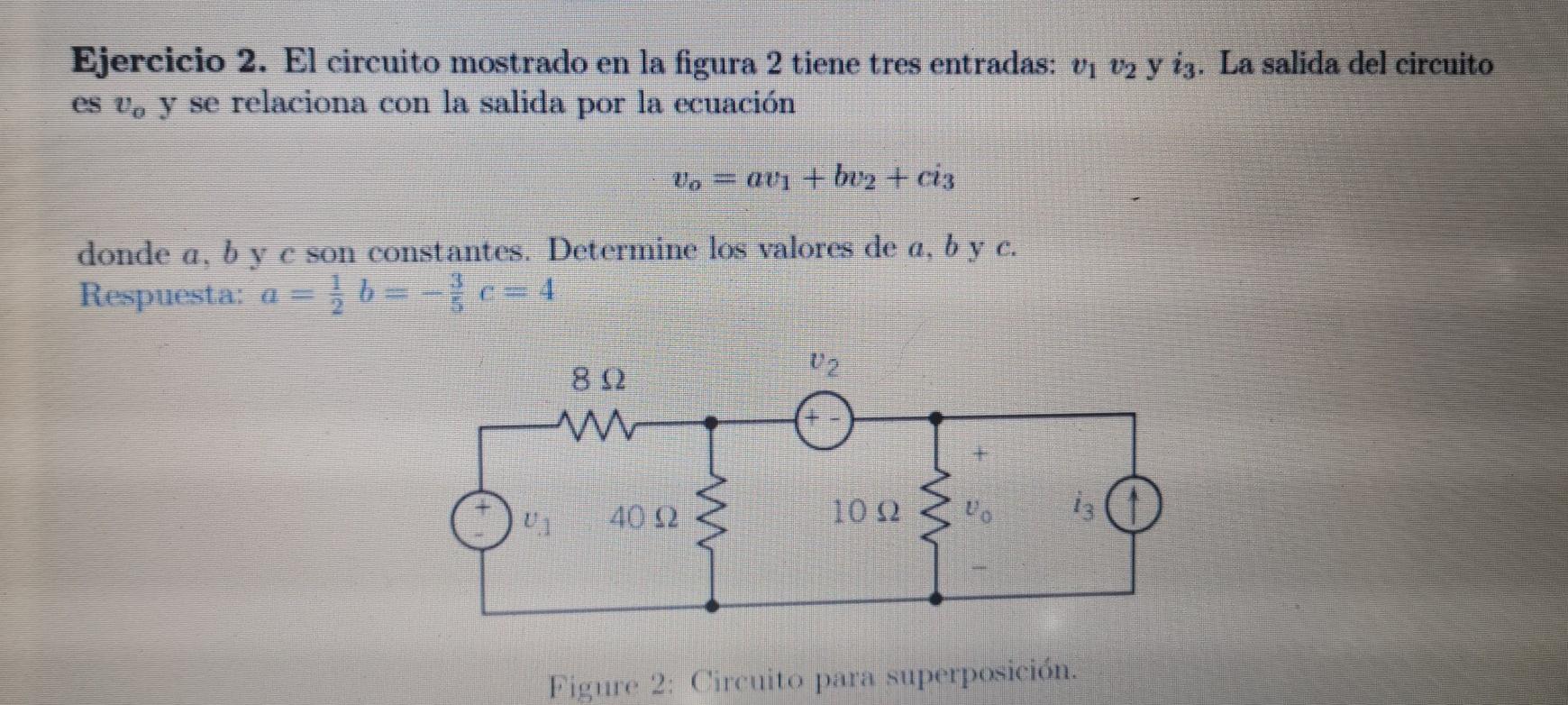 Solved The circuit shown in figure 2 has three inputs: v1 v2 | Chegg.com