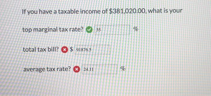Solved Use the 2019 U.S. federal tax rates in the table to | Chegg.com