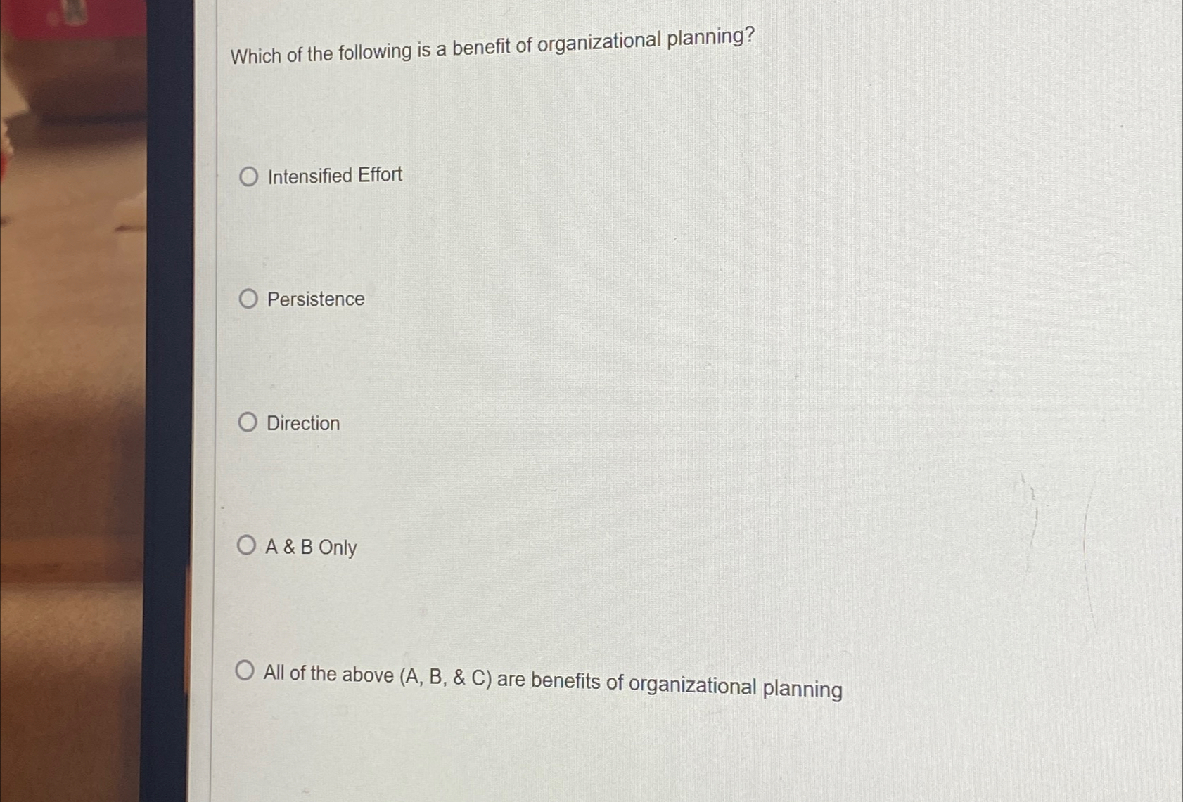 Solved Which of the following is a benefit of organizational | Chegg.com
