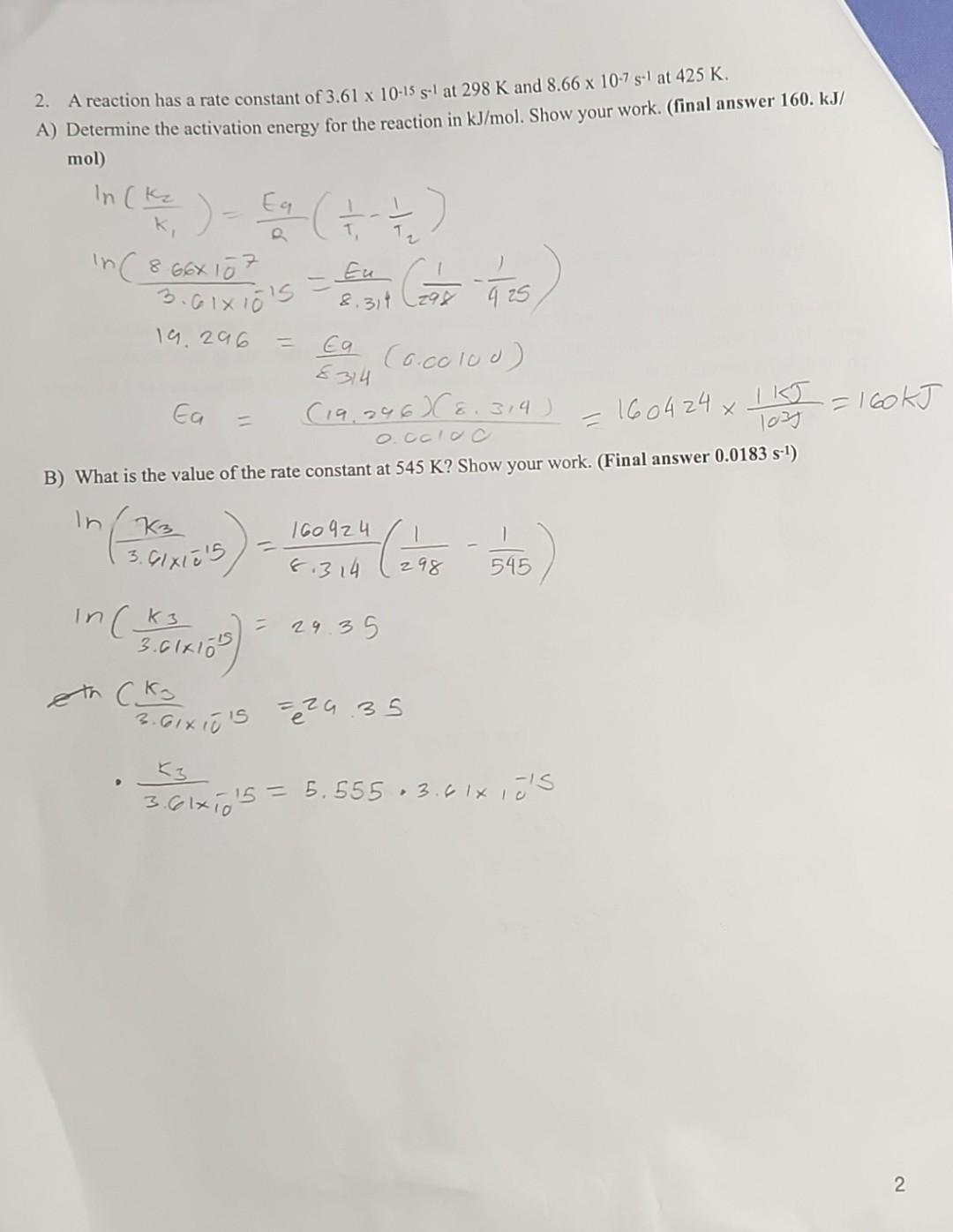 Solved i keep getting the wrong answer for part B. Can you | Chegg.com