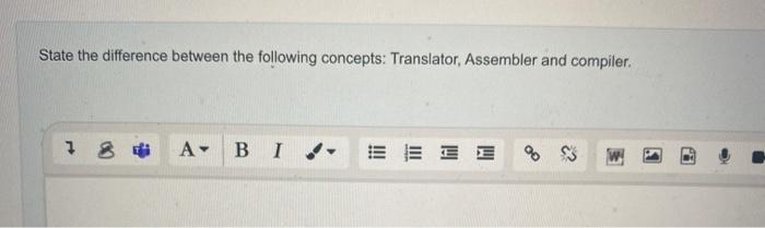 Solved State the difference between the following concepts: | Chegg.com