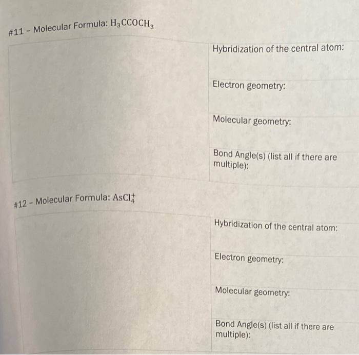 Solved Draw the Lewis Structure for the following molecules | Chegg.com