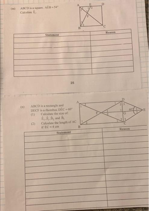 Solved 15/06/2022 (1) ABCD is a kite. The diagonals | Chegg.com