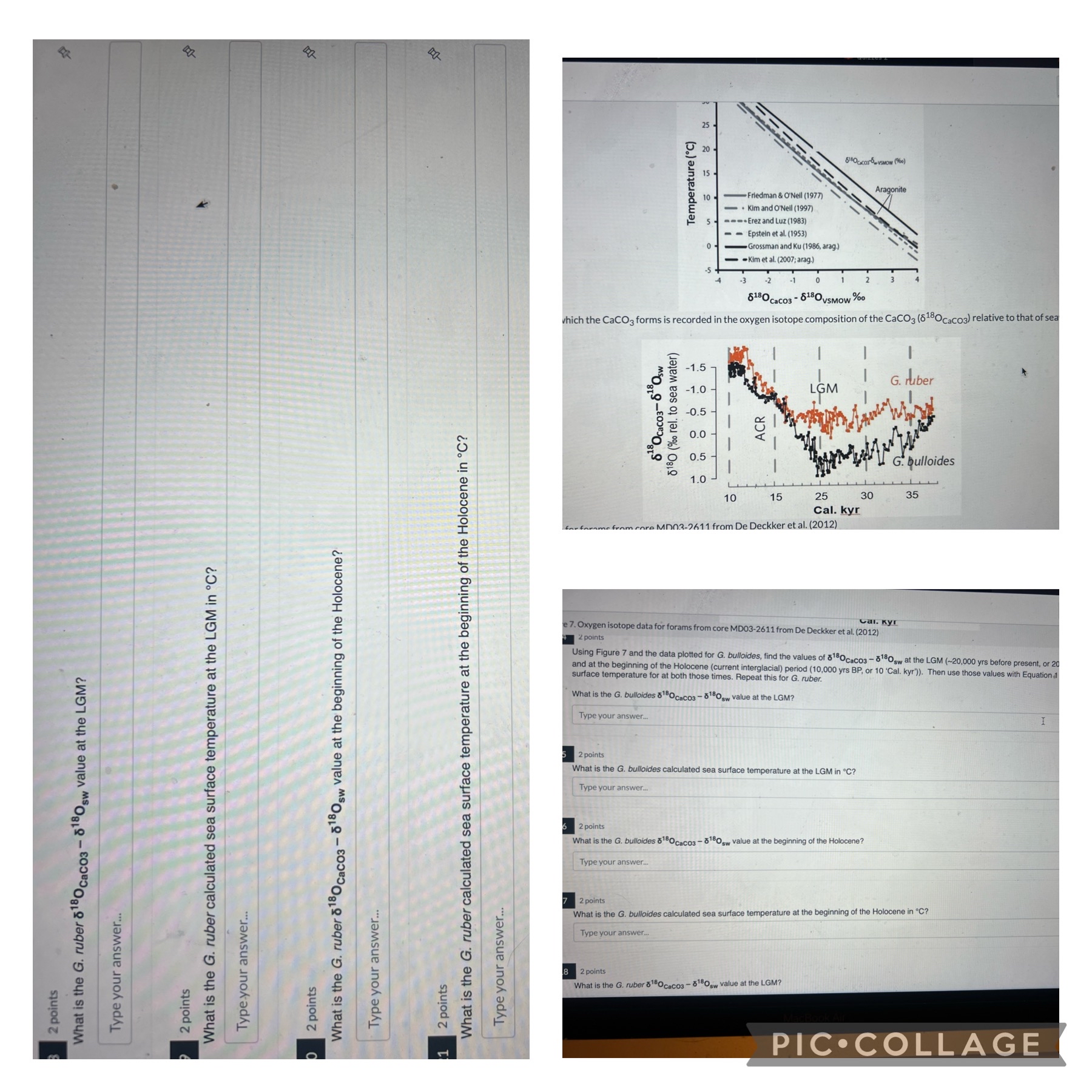 please solve the questions using the charts | Chegg.com