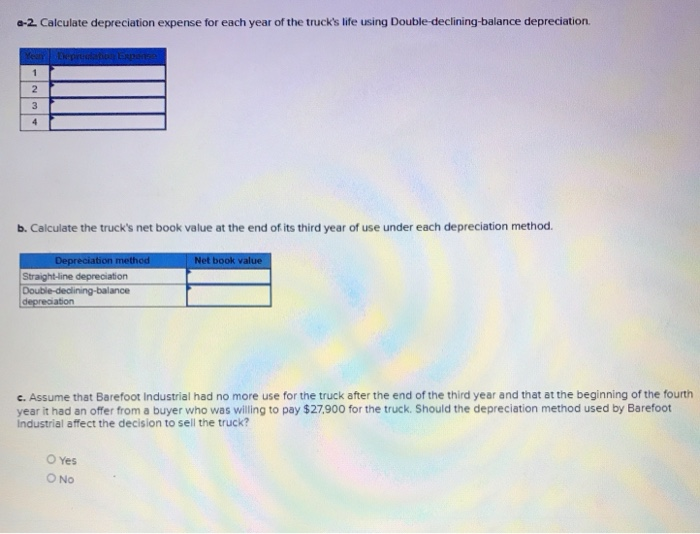 Solved Exercise 6-14 (Static) Depreciation calculation | Chegg.com