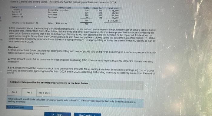Solved Analysis Case 9-6 (Static) Inventory errors (LO9-7) | Chegg.com