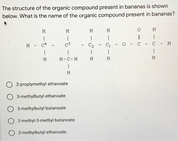 Solved What is the IUPAC name for the following compound? * | Chegg.com