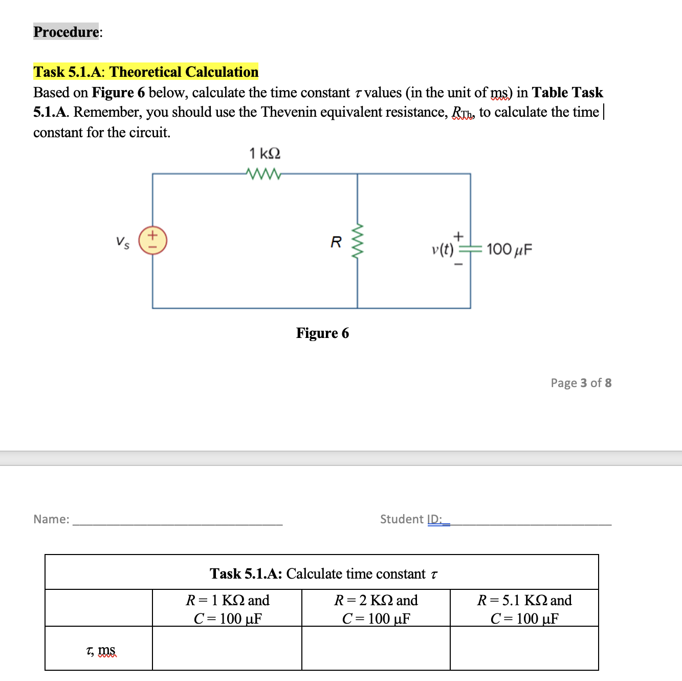 Solved Please I can get help ! ﻿Task 5.1.A: Theoretical | Chegg.com
