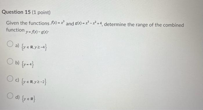 Solved Given the functions \\( f(x)=2^{x} \\) and \\( | Chegg.com