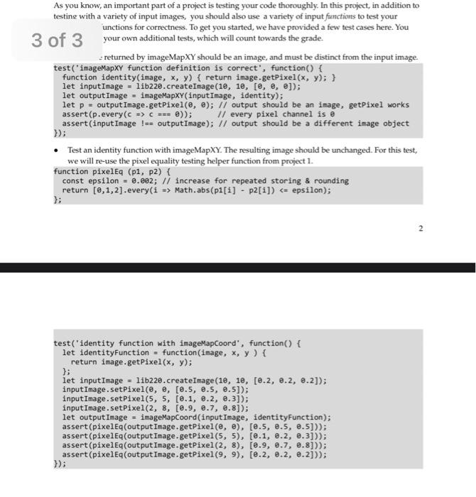 More Image Processing with Higher-Order Functions | Chegg.com