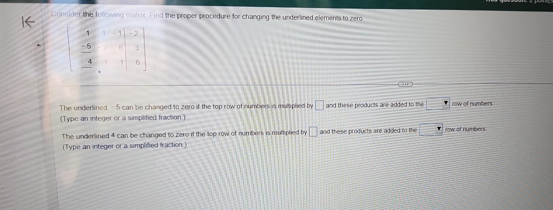 Solved The underlined - 5 can be changed to zero if the top | Chegg.com