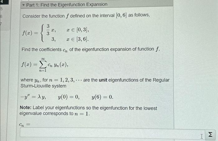 Solved Consider the function f defined on the interval [0,6] | Chegg.com