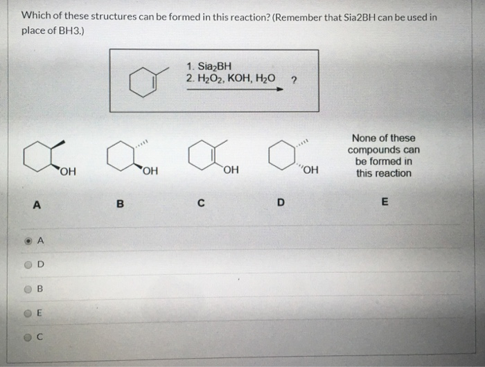 Solved Select the correct description of the product(s) of | Chegg.com