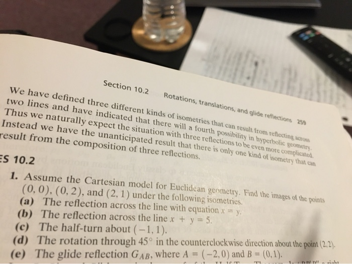 Solved Section 10.2 Rotations, translations, and glide | Chegg.com