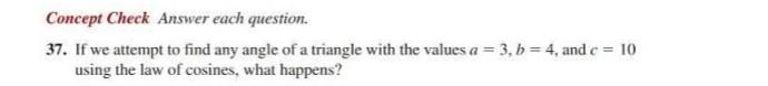 Solved Concept Check Answer each question. 37. If we attempt | Chegg.com