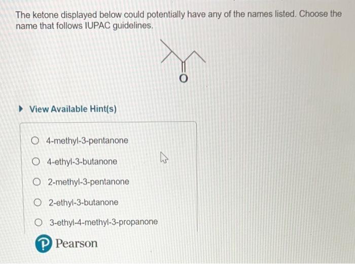 Solved Name the aldehyde displayed below. Enter the name. | Chegg.com