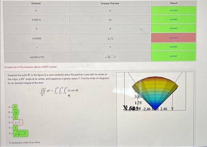 Solved For the first problem, I've also tried (1/4) [(3e^4 | Chegg.com