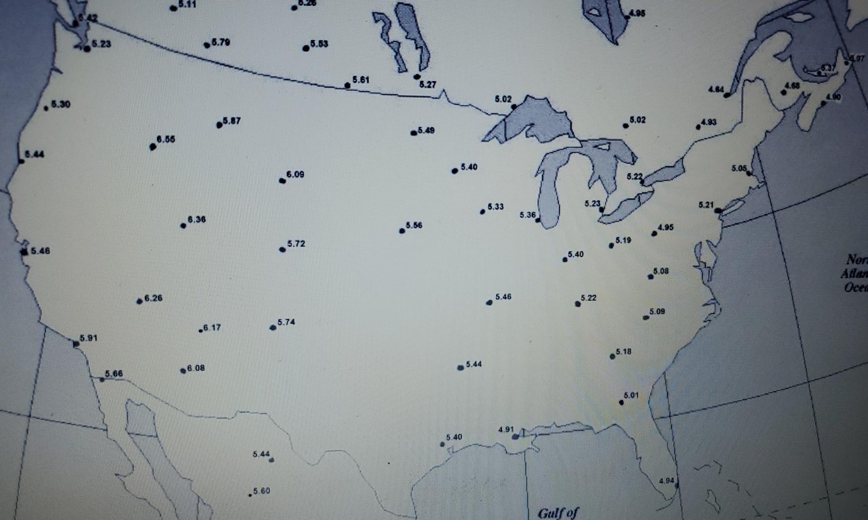 Solved 2. For the July insolation map, draw isopleths using | Chegg.com