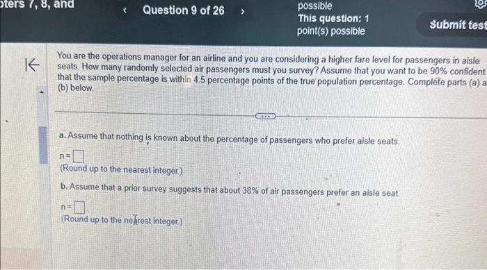 Solved You are the operations manager for an airline and you | Chegg.com