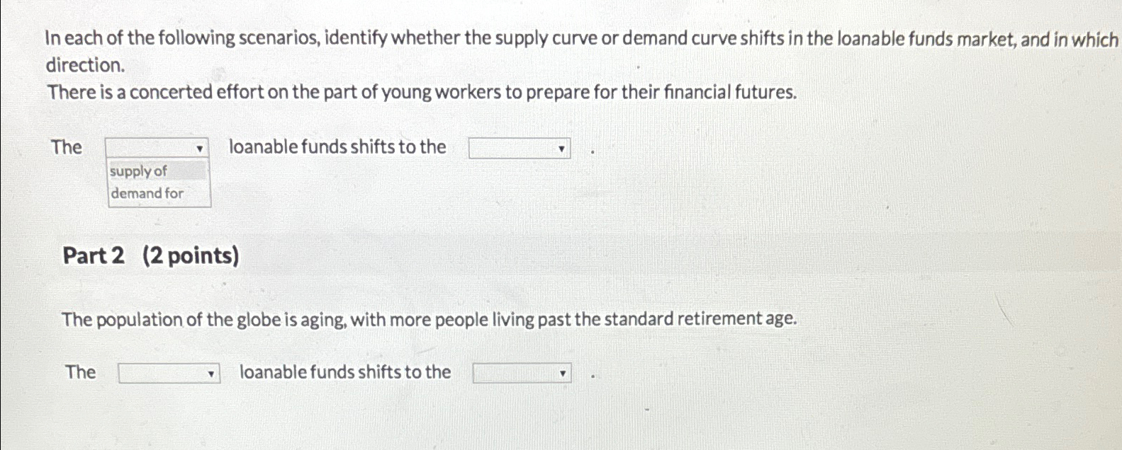 Solved In each of the following scenarios, identify whether | Chegg.com