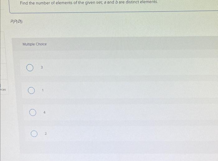 Solved Find the power set of each of the following sets, | Chegg.com